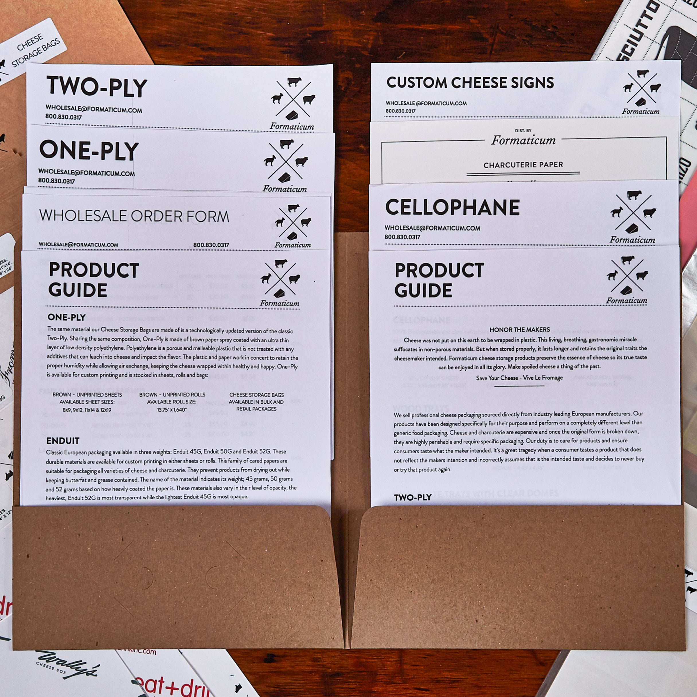 Sample Folder Of Wrapping Materials – Formaticum Wholesale